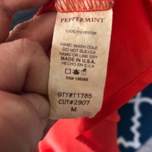 Peppermint | Tops | Orange Flowy Tank By Peppermint Size Medium | Poshmark